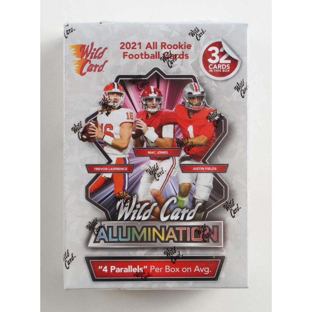 2021 Wild Card Alumination Football Blaster Box with (32) Cards ...