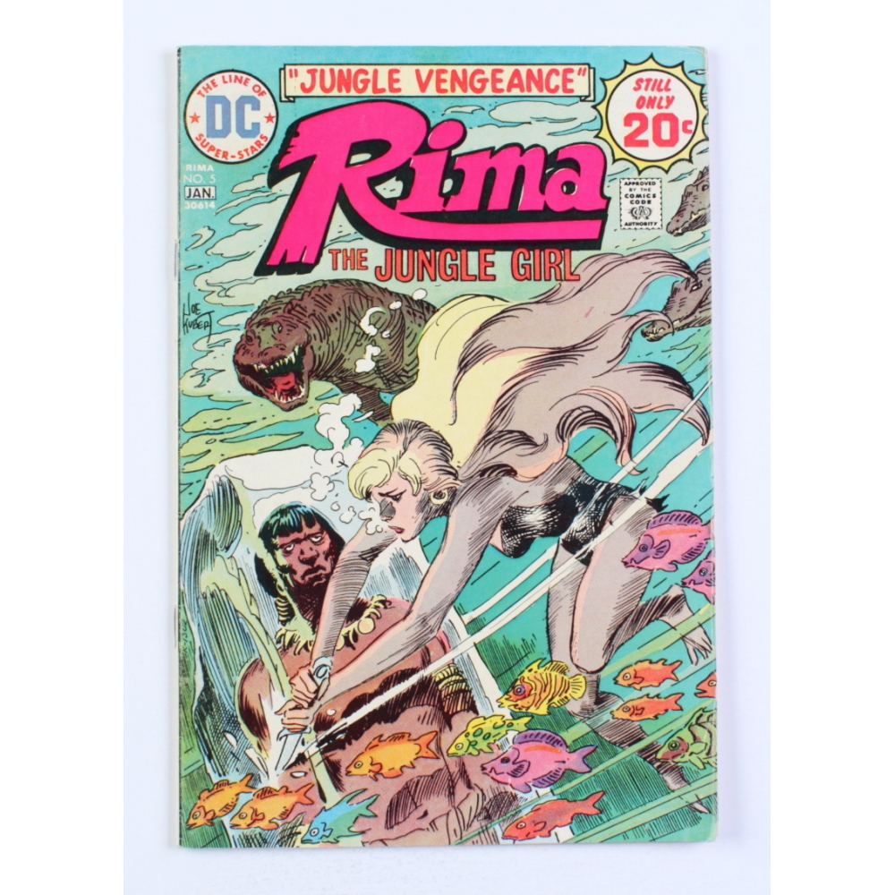 1975 "Rima The Jungle Girl" Issue #5 DC Comic Book | Pristine Auction