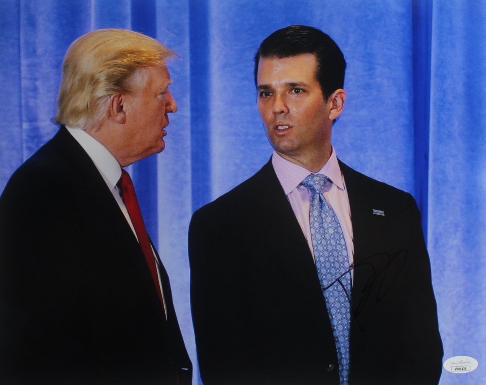 Donald Trump Jr. Signed 11x14 Photo (JSA) | Pristine Auction