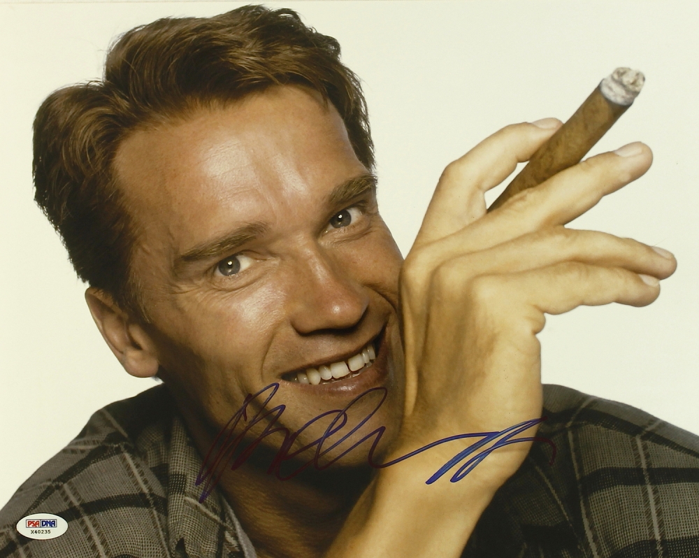 Arnold Schwarzenegger Signed 11x14 Photo (PSA COA) | Pristine Auction