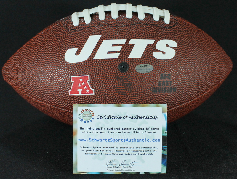 "Sack Exchange" Jets Logo Football Signed by (4) with Mark Gastineau ...
