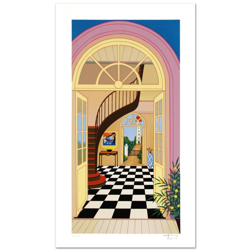 Fanch Ledan Signed "Captain's Headquarter" Limited Edition 10x18 ...