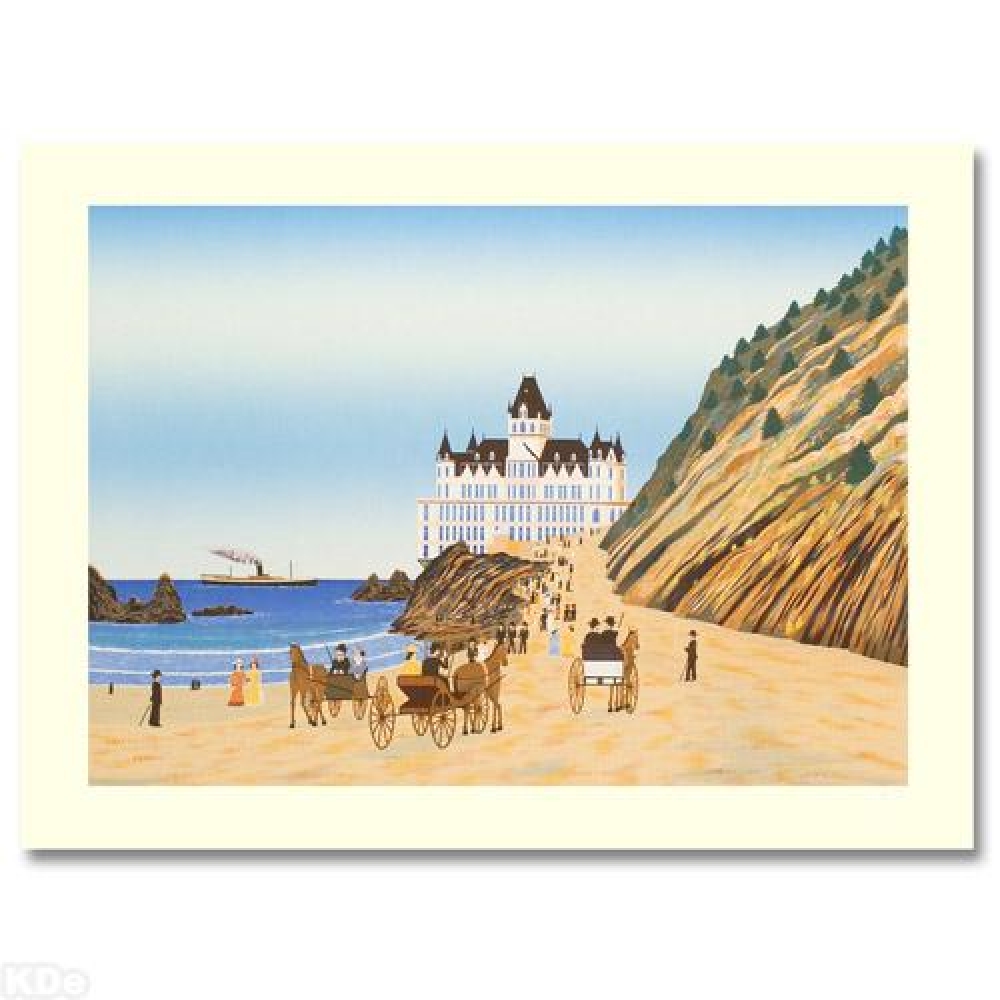 Fanch Ledan Signed "San Francisco Cliff House" Limited Edition 28x21 ...