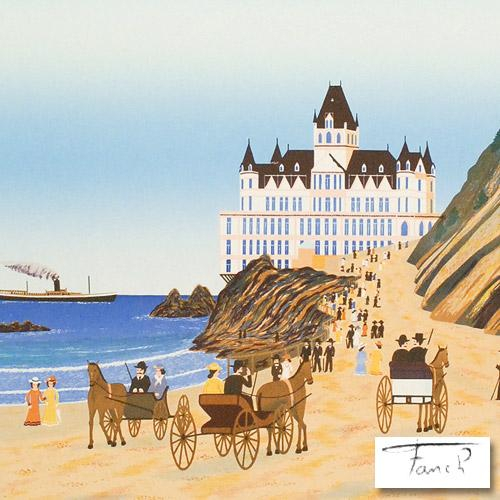 Fanch Ledan Signed "San Francisco Cliff House" Limited Edition 28x21 ...