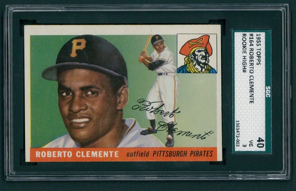 1955 Topps #164 Roberto Clemente RC (SGC 3) | Pristine Auction