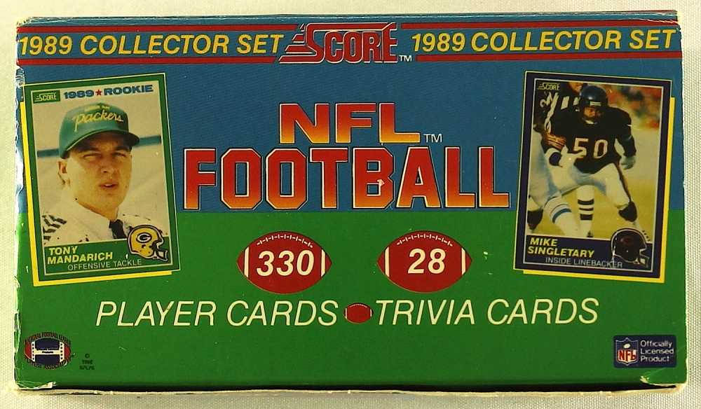 1989 Score Football Complete Set of (330) Cards | Pristine Auction