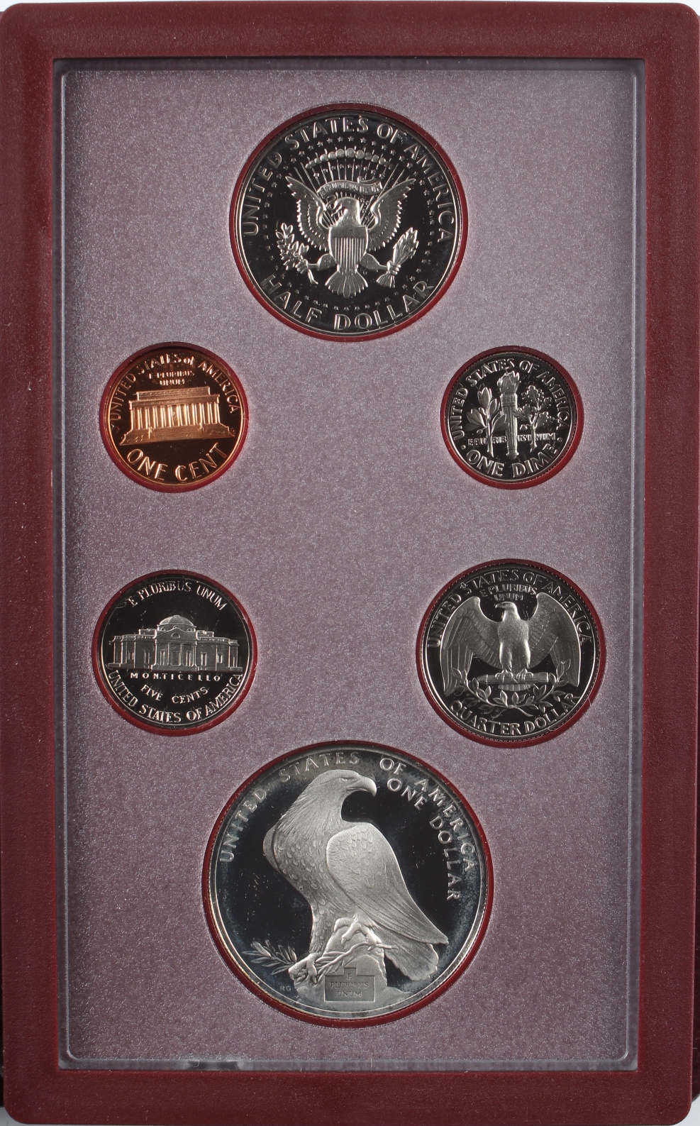 1984 United States Mint Olympic Prestige Proof Set with (6) Coins ...