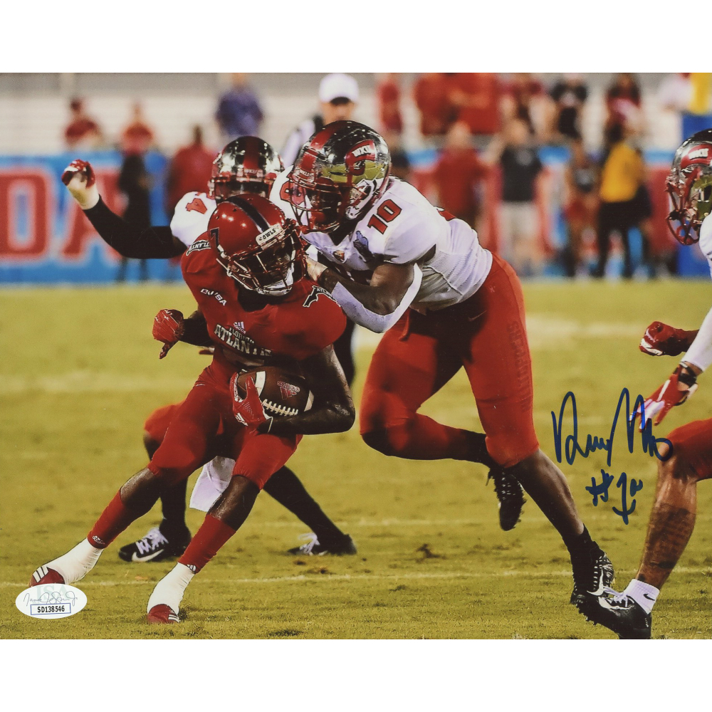DeAngelo Malone Signed Western Kentucky Hilltoppers 8x10 Photo (JSA ...