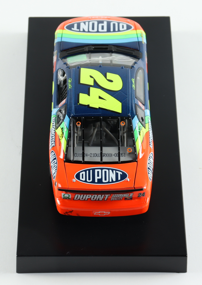 Jeff Gordon Signed LE NASCAR #24 Dupont 1999 Sonoma Win 1:24 Scale ...