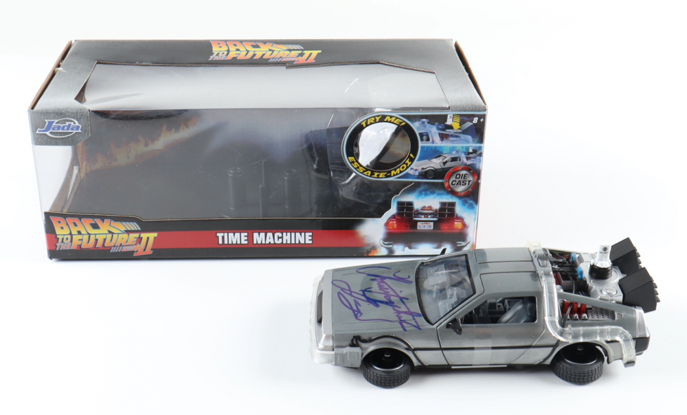 Christopher Lloyd Signed "Back to the Future II" DeLorean Time Machine ...