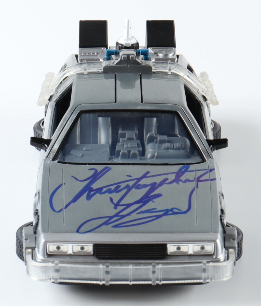 Christopher Lloyd Signed "Back to the Future II" DeLorean Time Machine ...