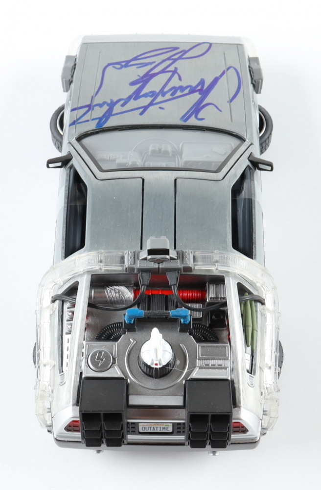 Christopher Lloyd Signed "Back to the Future II" DeLorean Time Machine ...