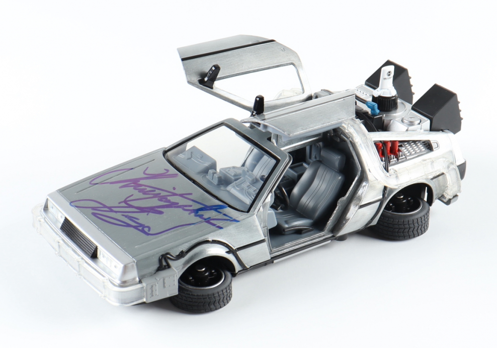 Christopher Lloyd Signed "Back to the Future II" DeLorean Time Machine ...