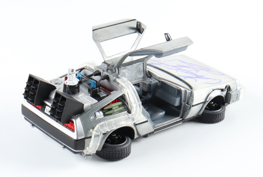 Christopher Lloyd Signed "Back to the Future II" DeLorean Time Machine ...
