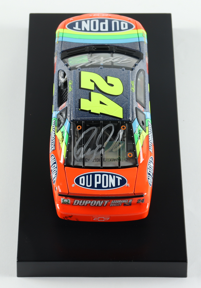 Jeff Gordon & Ray Evernham Signed LE NASCAR #24 Dupont 1999 Sonoma Win ...