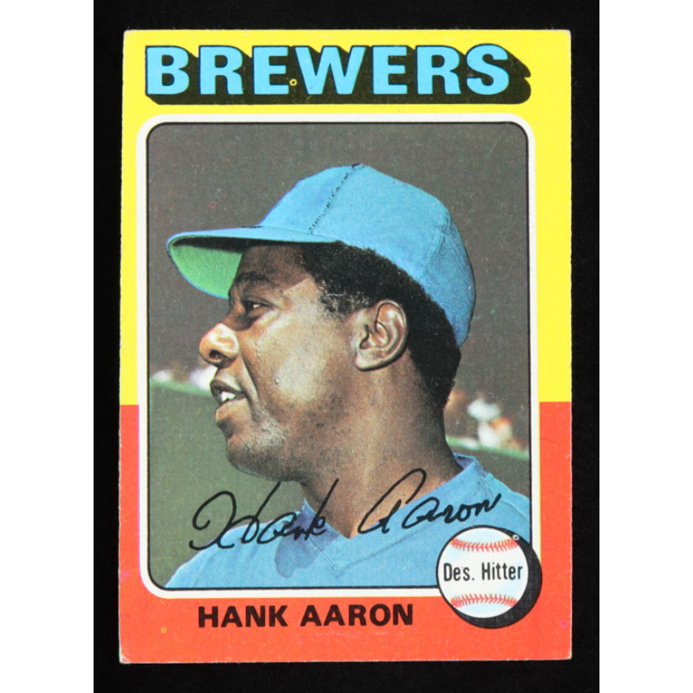Hank Aaron 1975 Topps #660 | Pristine Auction