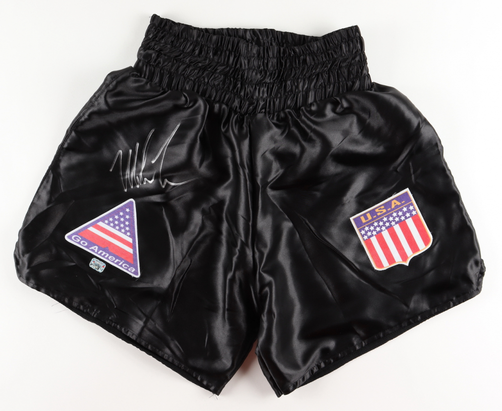 Mike Tyson Signed Boxing Trunks (Tyson) | Pristine Auction