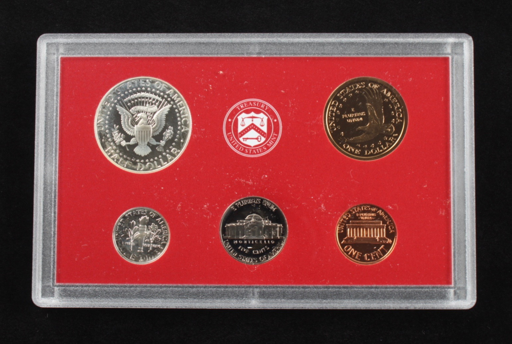 2000-S United States Mint Silver Proof Set with (10) Coins & Original ...