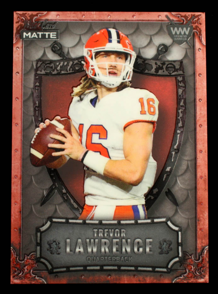 Trevor Lawrence 2021 Wild Card Matte Black Retail Bronze Weekend ...