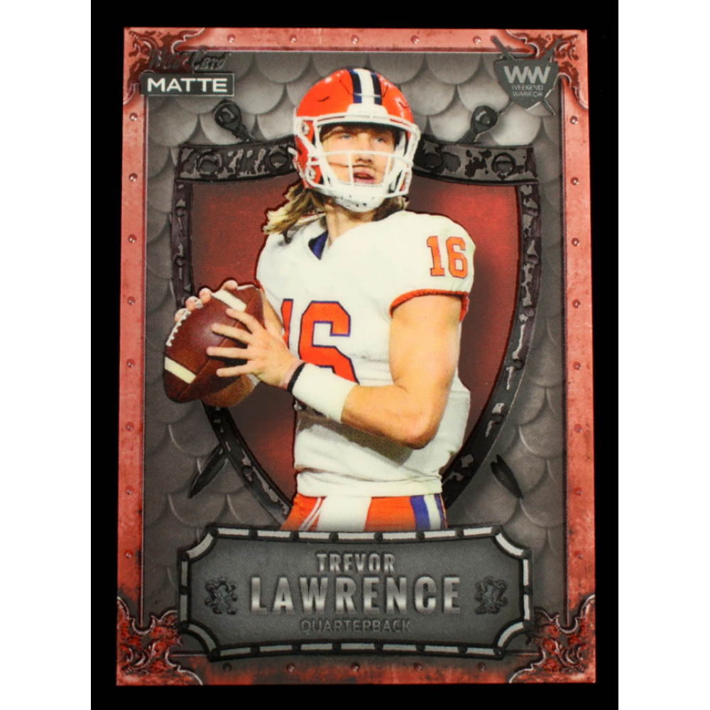Trevor Lawrence 2021 Wild Card Matte Black Retail Bronze Weekend ...