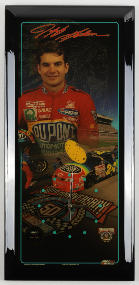 Jeff Gordon LE NASCAR 11x23 Clock | Pristine Auction