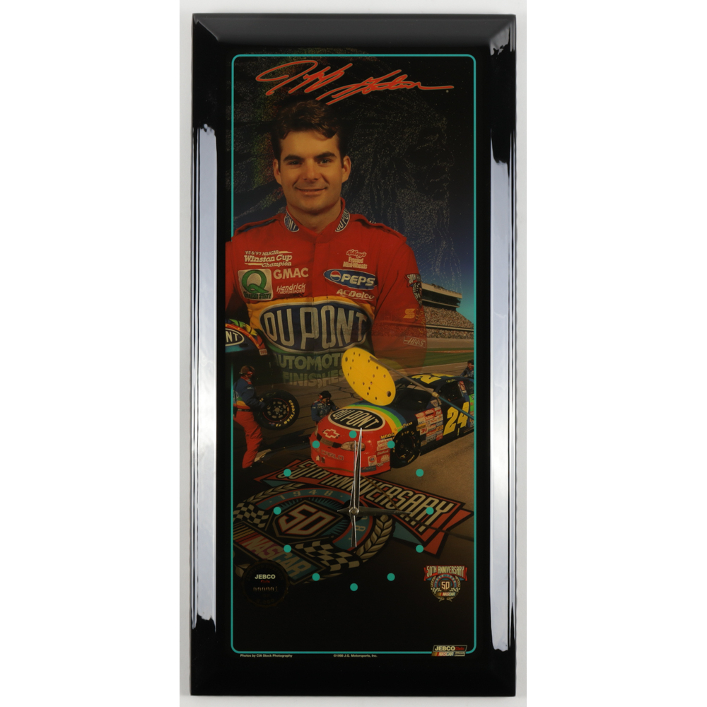 Jeff Gordon LE NASCAR 11x23 Clock | Pristine Auction