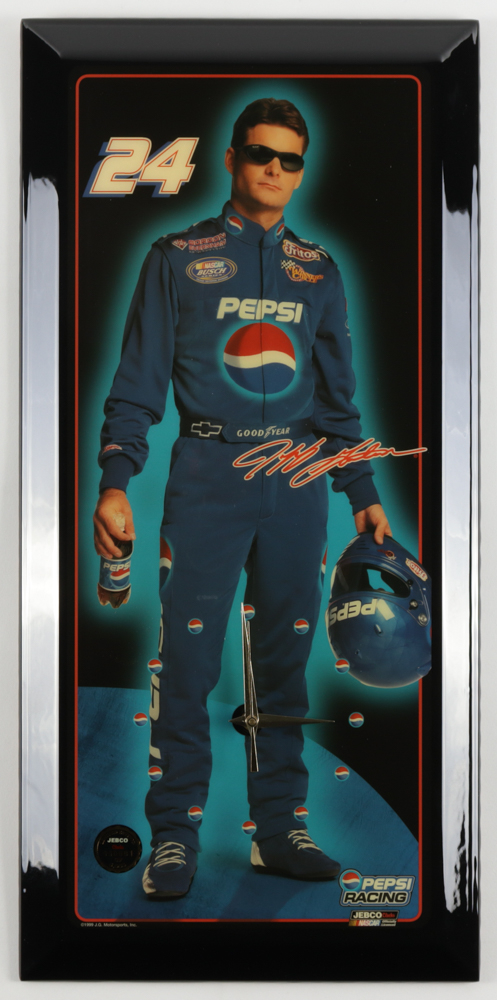 Jeff Gordon LE NASCAR Pepsi Racing 11x23 Clock | Pristine Auction