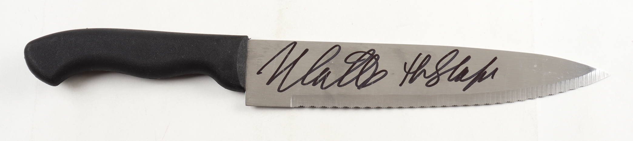 Nick Castle Signed Stainless Steel Knife Inscribed "The Shape" (JSA ...