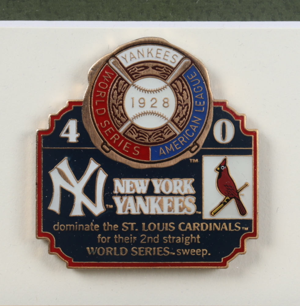 Babe Ruth Yankees 13x16 Custom Framed Print Display with Official 1928 ...
