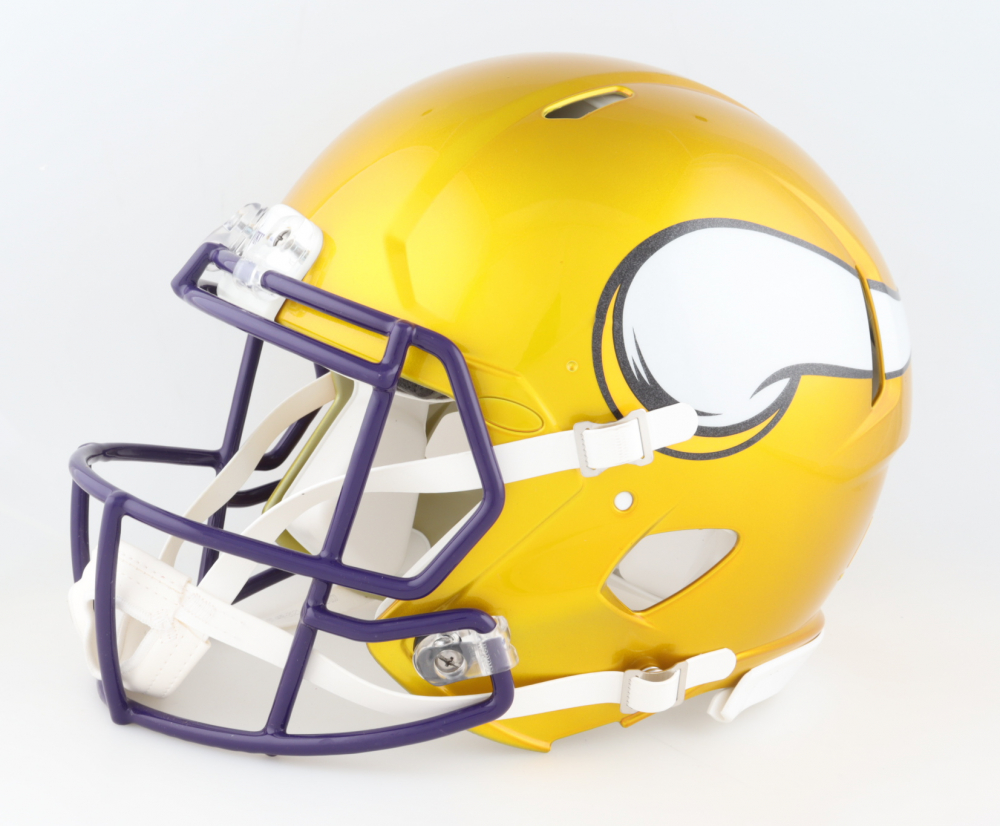 Dalvin Cook Signed Vikings Full-Size Flash Alternate Speed Helmet (JSA ...