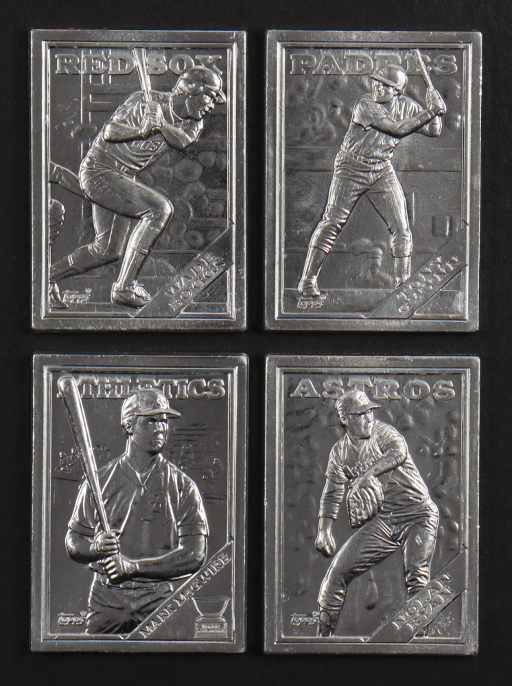 1988 Topps Gallery of Champions Complete Set of (12) Aluminum Replica ...