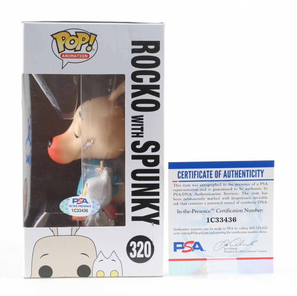 Charlie Adler Signed Pop! Animation "Rocko's Modern Life" #320 Rocko ...