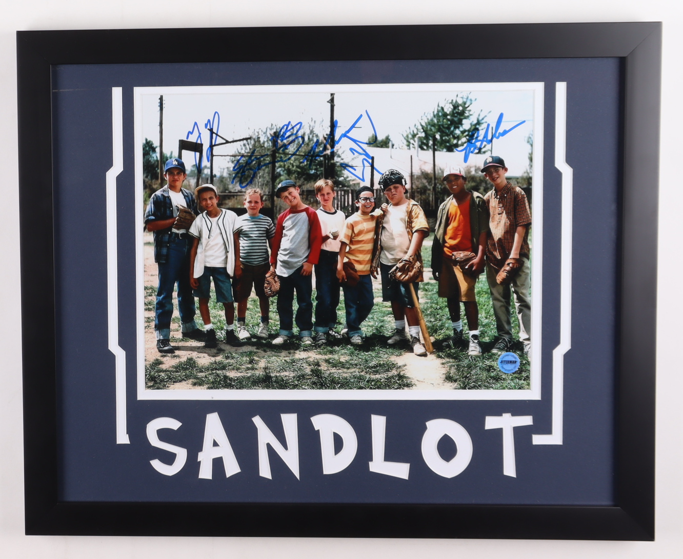 "The Sandlot" 18x22 Custom Framed Photo Display Cast-Signed by (6) with ...