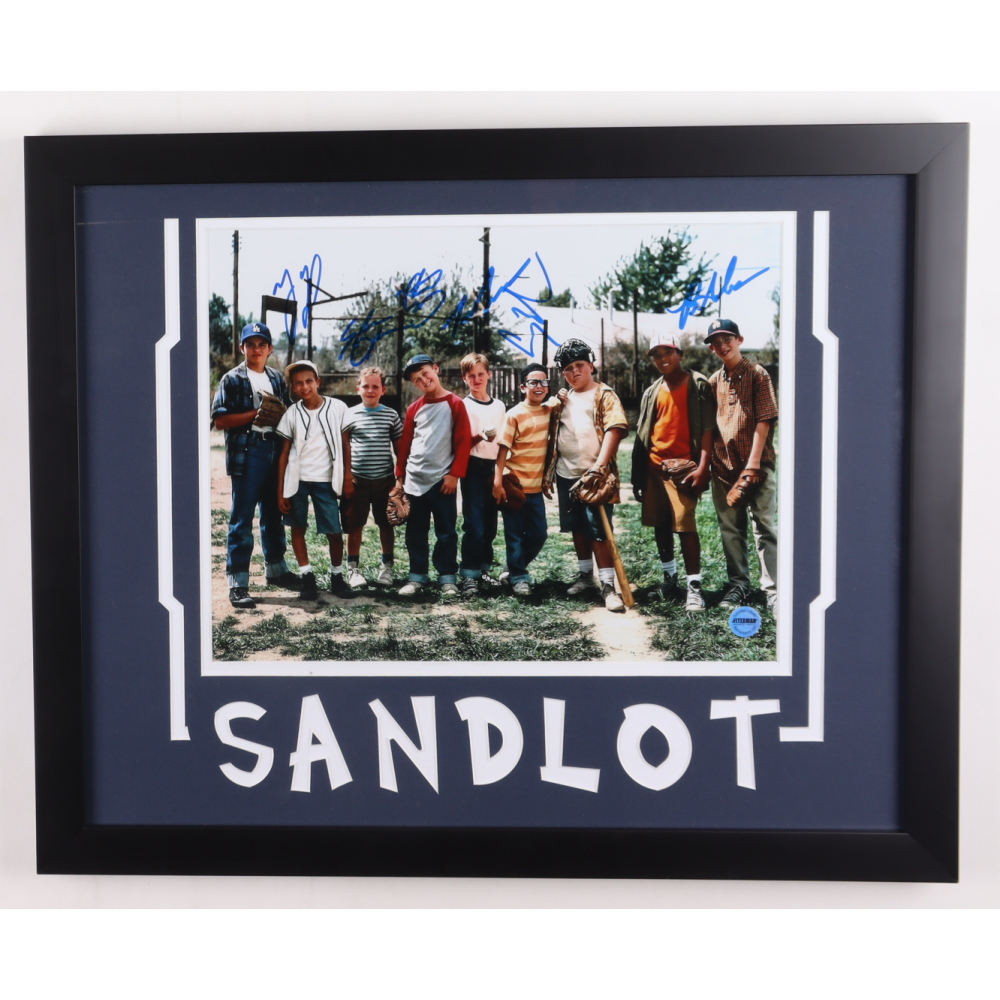 "The Sandlot" 18x22 Custom Framed Photo Display Cast-Signed by (6) with ...