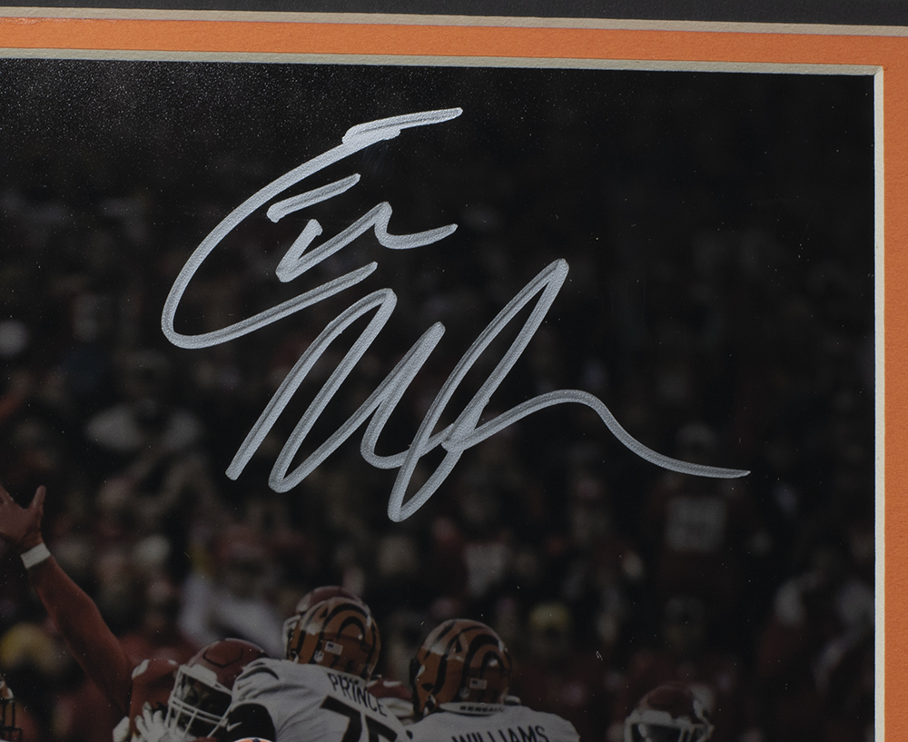 Evan McPherson Signed Bengals 11x14 Custom Framed Photo (Fanatics ...