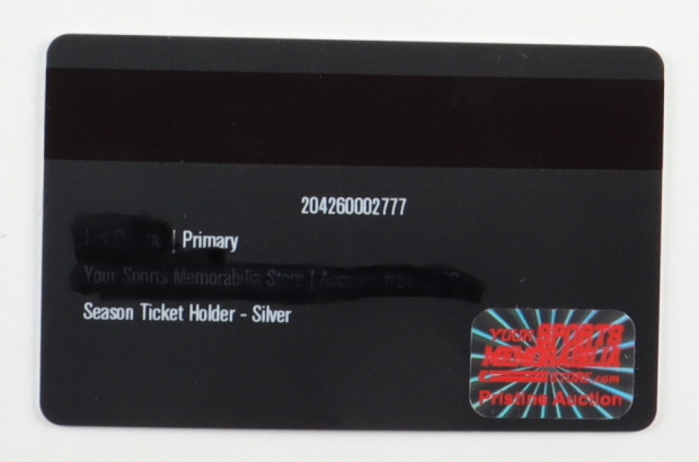 2016-17 Boston Bruins Season Ticket ID Card Signed by Patrice Bergeron ...