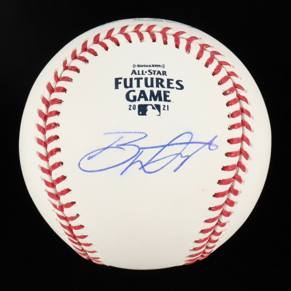 Bo Naylor Signed OML 2021 Future's Game Logo Baseball (JSA) | Pristine ...