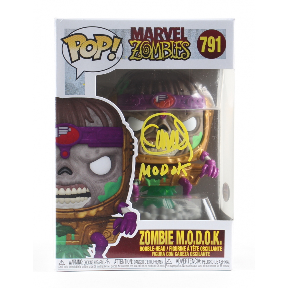 Charlie Adler Signed "Marvel Zombies" #791 Zombie M.O.D.O.K. Funko Pop ...