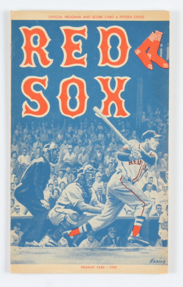 Vintage 1959 Official Boston Red Sox Scorecard Program | Pristine Auction