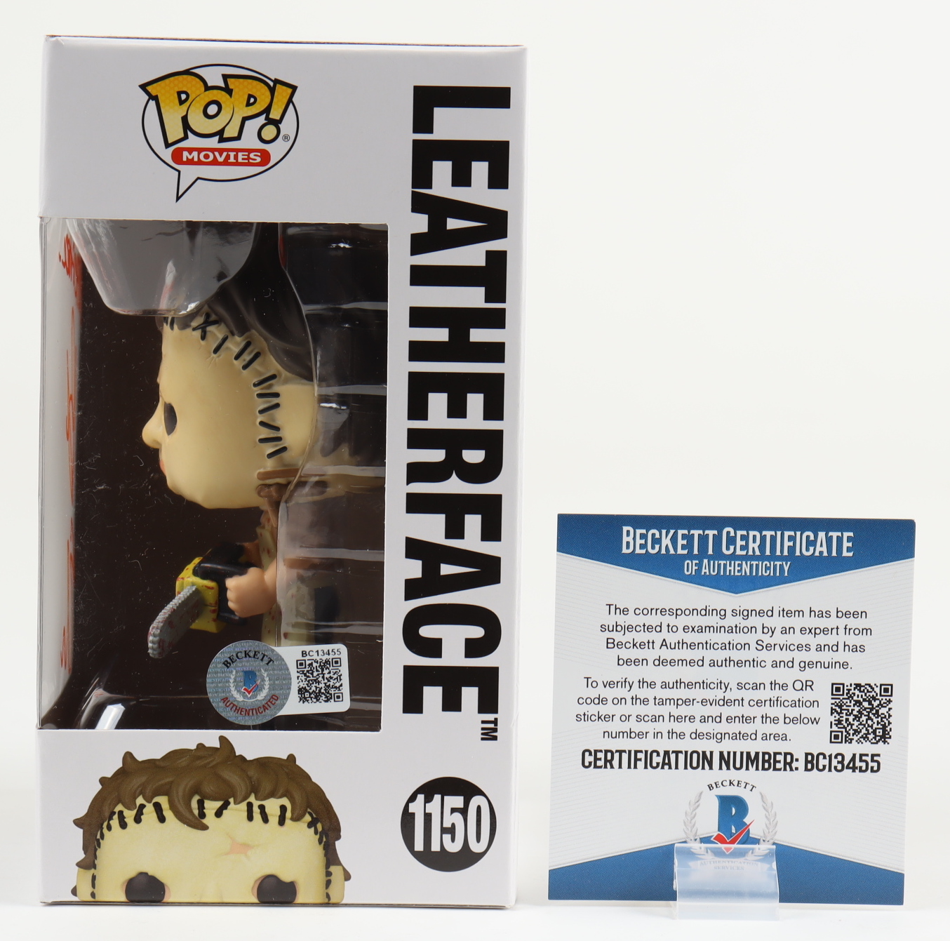 Bob Elmore Signed "Chainsaw Massacre" #1150 Leatherface Funko Pop ...