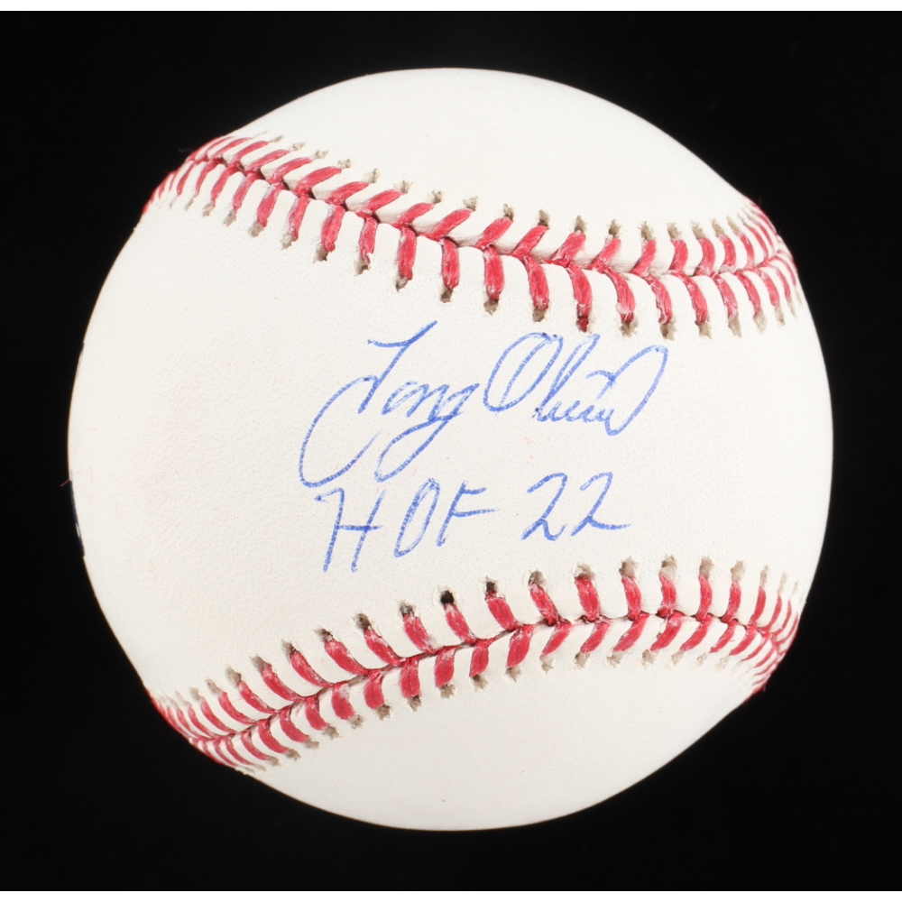 Tony Olivia Signed OML Baseball Inscribed "HOF 22" (Beckett) | Pristine ...