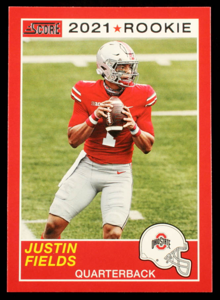Justin Fields 2021 Panini Chronicles Draft Picks Score Retro #59 RC ...
