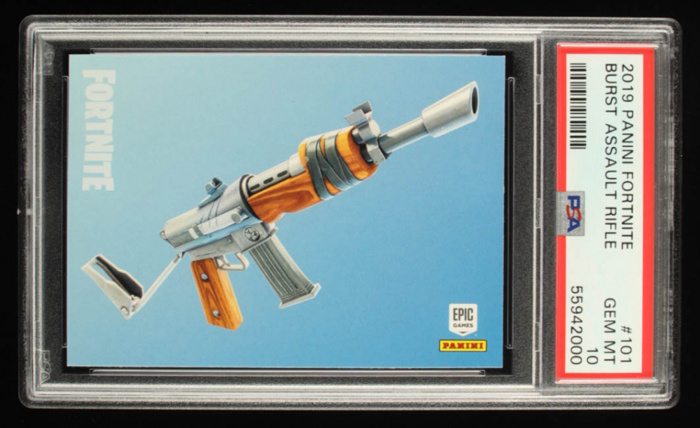 Burst Assault Rifle 2019 Fortnite Series 1 #101 U (PSA 10) | Pristine ...