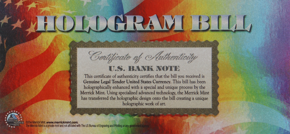$2 Two Dollar Hologram Bank Note | Pristine Auction