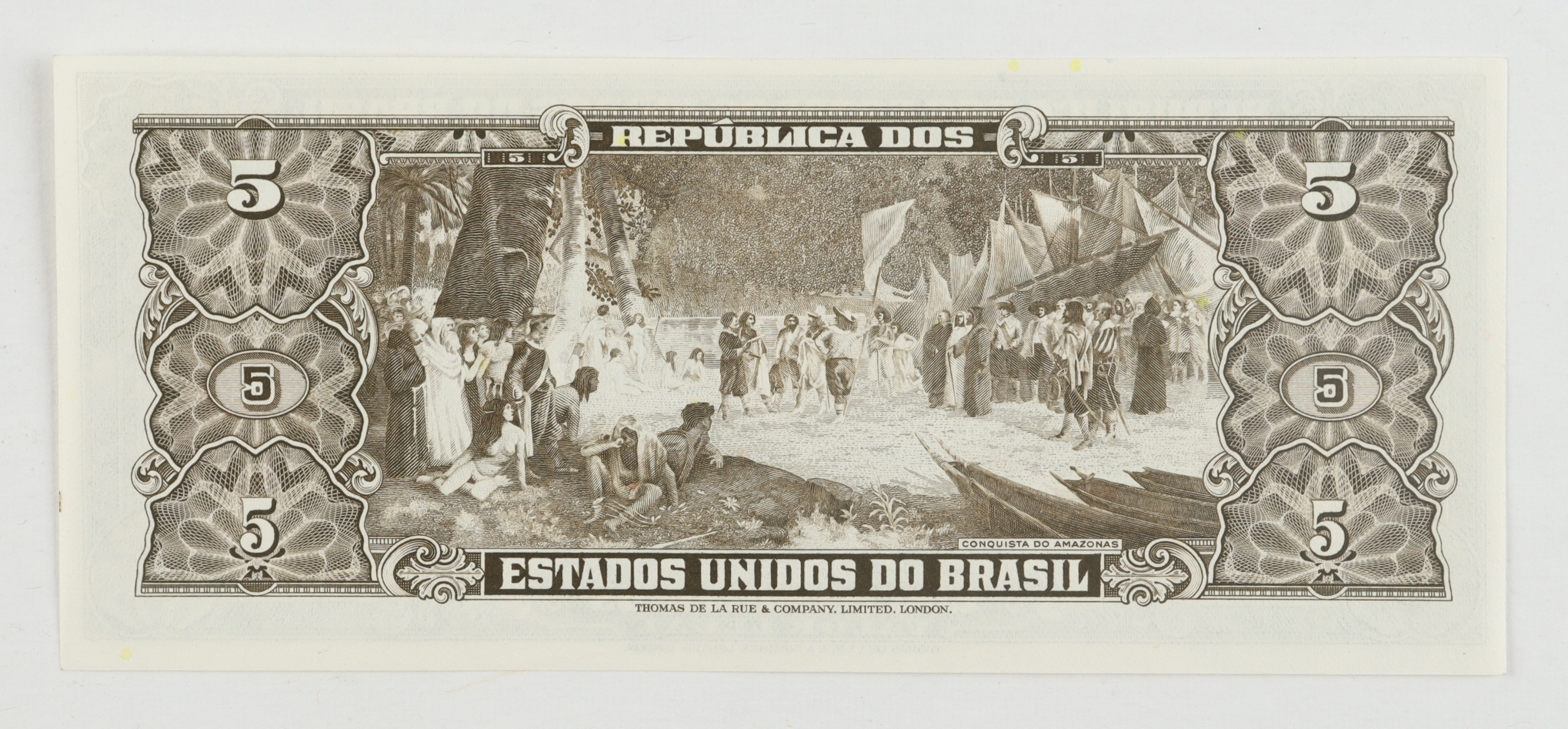 1962-64 Five Cruzeiros Brazilian Note | Pristine Auction