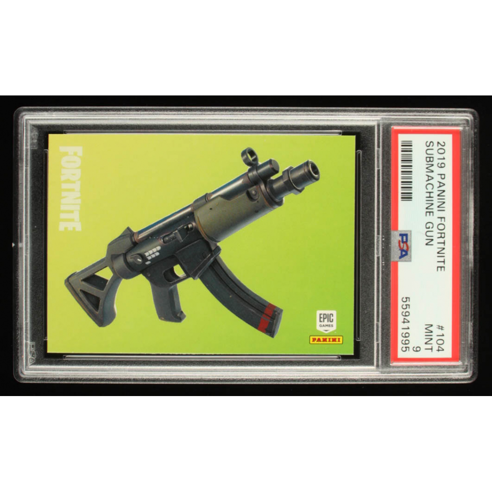 Submachine Gun 2019 Fortnite Series 1 #104 U (PSA 9) | Pristine Auction
