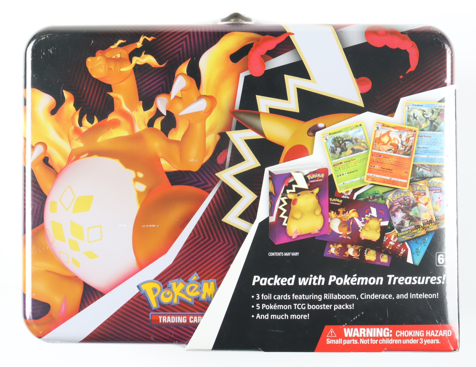 Pokemon TCG: Fall 2020 Collector's Chest Charizard & Pikachu Tin Set ...
