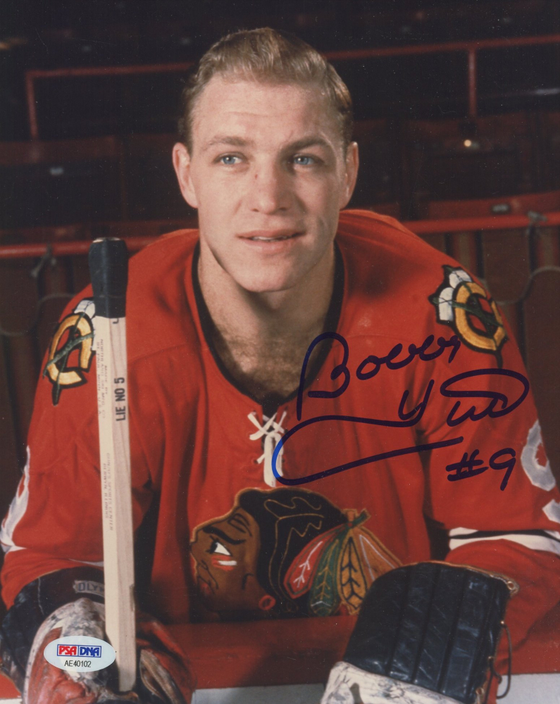 Bobby Hull Signed Blackhawks 8x10 Photo (PSA) | Pristine Auction