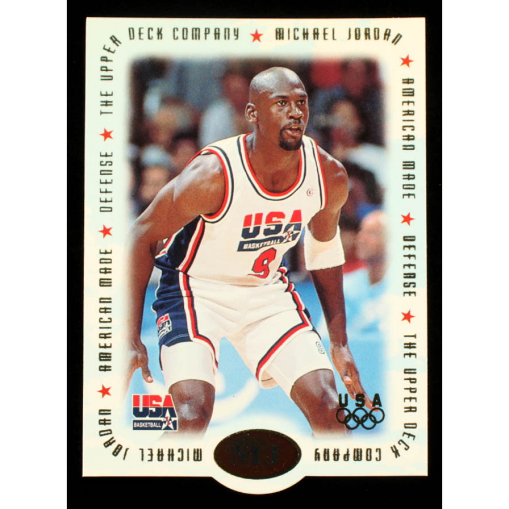 Michael Jordan 1996 Upper Deck USA Michael Jordan American Made #M2 ...