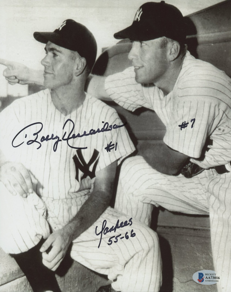 Bobby Richardson Signed Yankees 8x10 Photo Inscribed "Yankees 55-66 ...